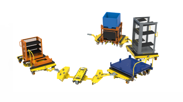 Optimizing Material Flow with a Tugger Cart System - Jtec Industries