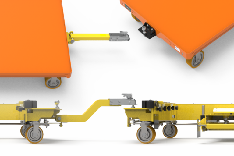 Tugger Cart Connection Methods