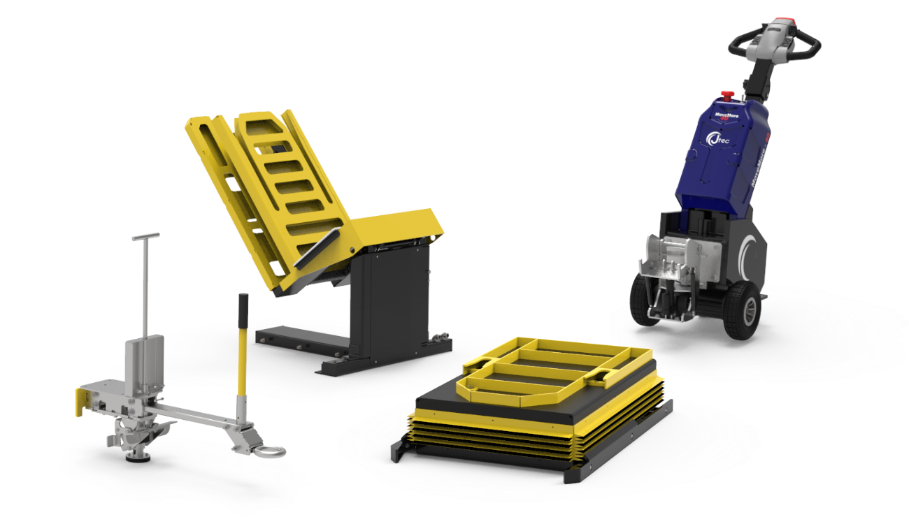 Floor Lock-Scissor Lift-Tilt Table